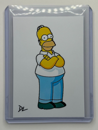Homer Simpson Limited Edition Artist Signed “The Simpsons” Trading Card ...