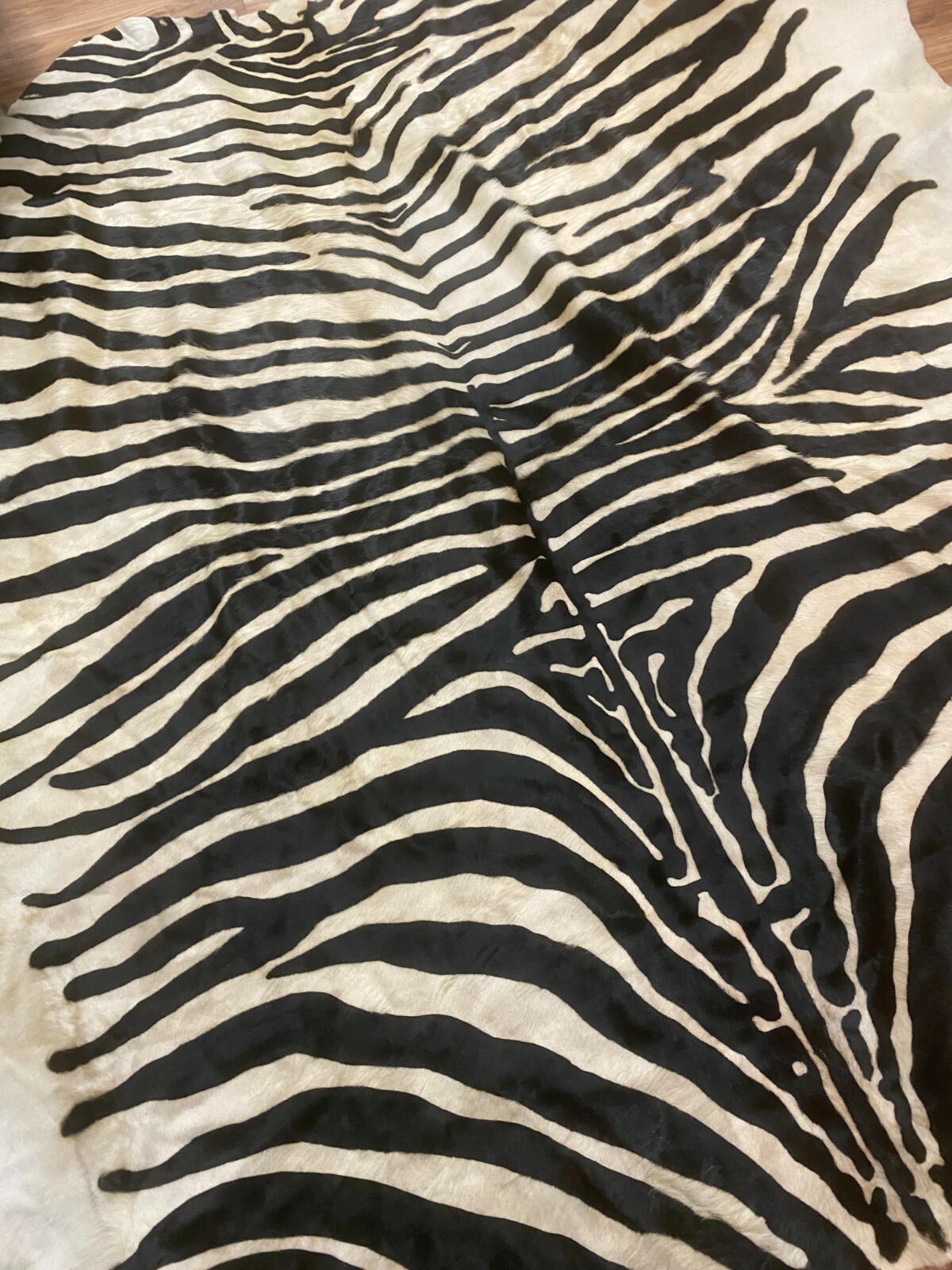 DWR Design Within Reach Zebra Cowhide Rug Edelman Leather Modern | eBay