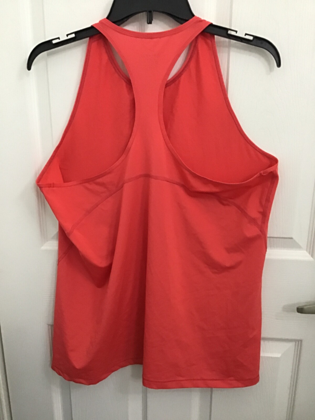 Nike Dri-Fit Women's Orange Running Sports Racerback Sleeveless Top XL ...