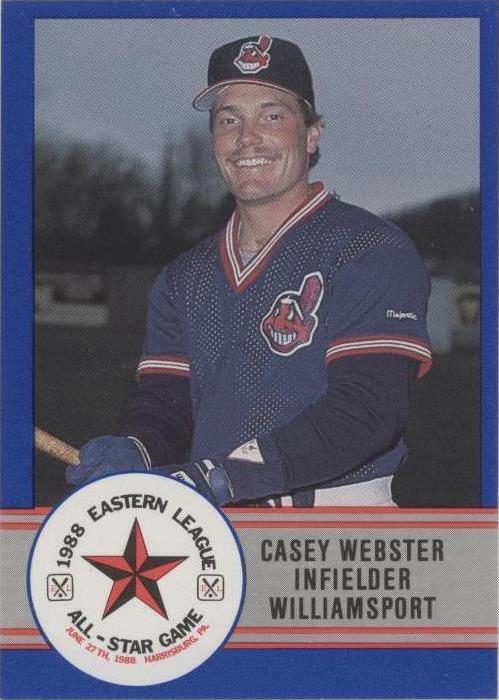 1988 ProCards Eastern League All-Star Game - Casey Webster #E-43 (RC ...