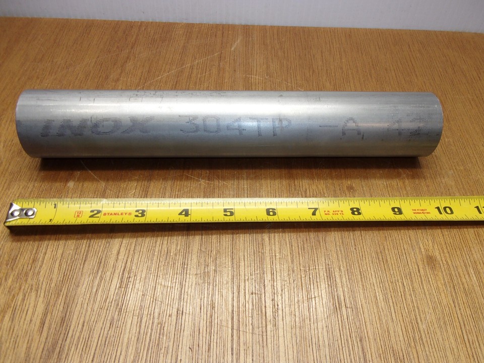 1-1/4" X 10" Inox 304 TP Stainless Steel Unthreaded Pipe Nipple ...