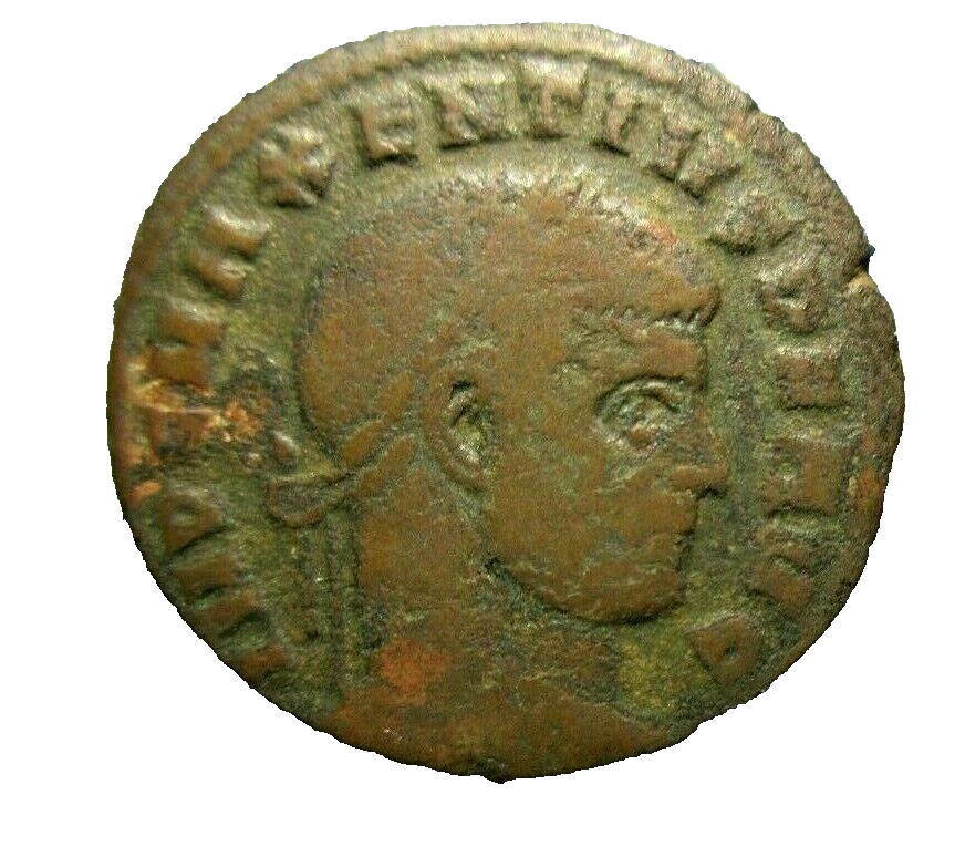 SCARCE MAXENTIUS ANCIENT ROMAN 24 mm COIN 306-312 AD / VICTORY ESTATE ...