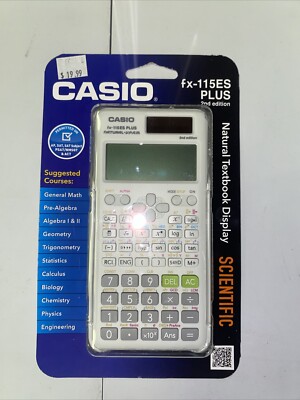 New Casio FX-115ES Plus 2nd Edition Advanced Scientific Digital ...