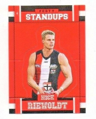 SELECT 2017 FOOTY STANDUPS CARD NICK RIEWOLDT ST. KILDA | eBay Australia