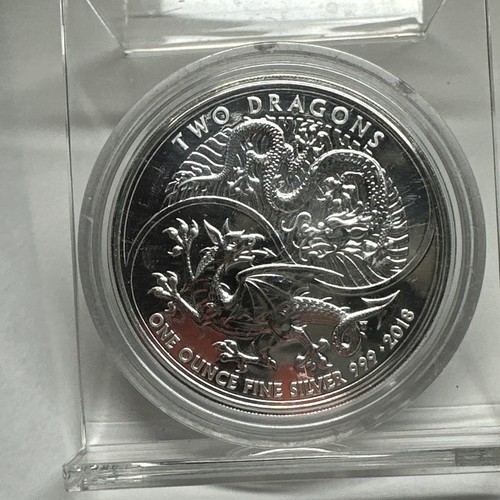 2018 Great Britain 1 oz Silver Two Dragons Coin Bu | eBay
