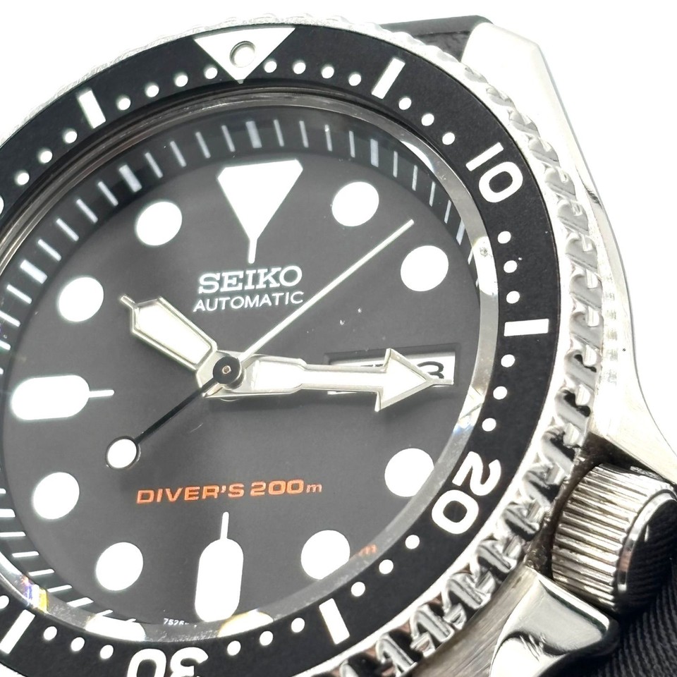 SEIKO Diver SKX007K Automatic Black Boy Mens Watch | eBay