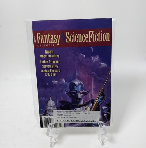 Magazine of Fantasy and Science Fiction - December 2000 F&SF - Cowdrey ...