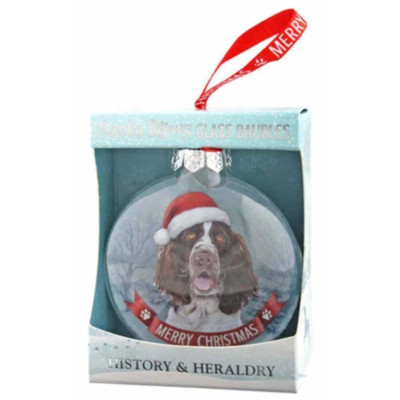 Brown Springer Spaniel Christmas Tree Bauble Gift For Springer Spaniel ...