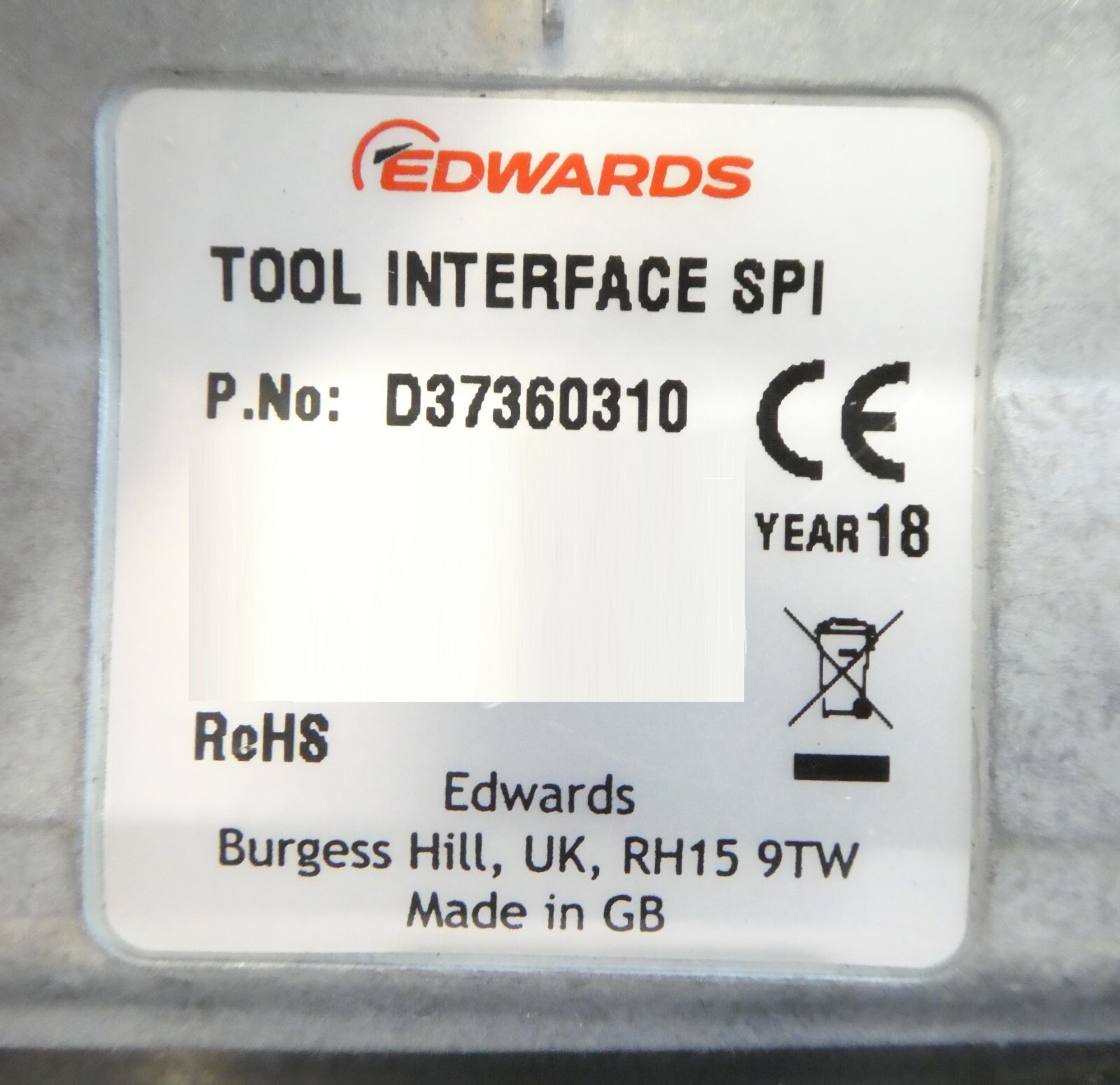 Edwards+D37360310+Tool+Interface for sale online | eBay