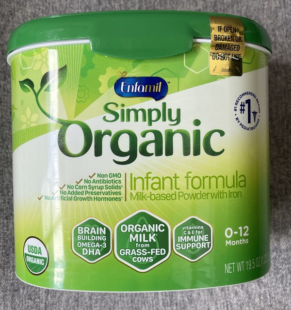 Enfamil Simply Organic Infant Formula 0-12 Months Exp. 09/2022 for sale ...