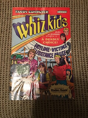 TANDY COMPUTER WHIZ KIDS COMIC~DEADLY CHOICE~HOTLINE VICTIM ABUSE~RADIO ...