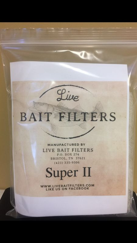 Live Bait Filters--Two Filter Pack--Bait Tank Filters | eBay