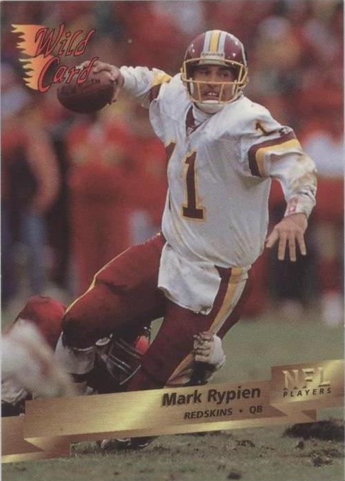 1993 Wild Card - Mark Rypien #165 for sale online | eBay