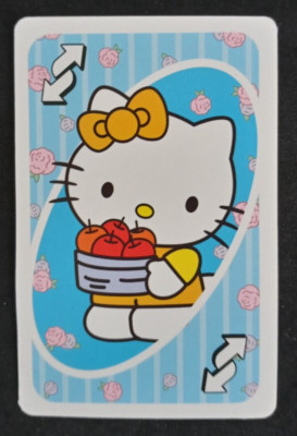 Hello Kitty Uno Card Blue Reverse Card | eBay