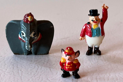 Marx 1st series Disneykins - Dumbo, Timothy Q. Mouse, Ringmaster | eBay