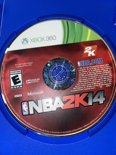 Microsoft XBOX 360 NBA 2K14 Disc Only Tested 2013 | eBay