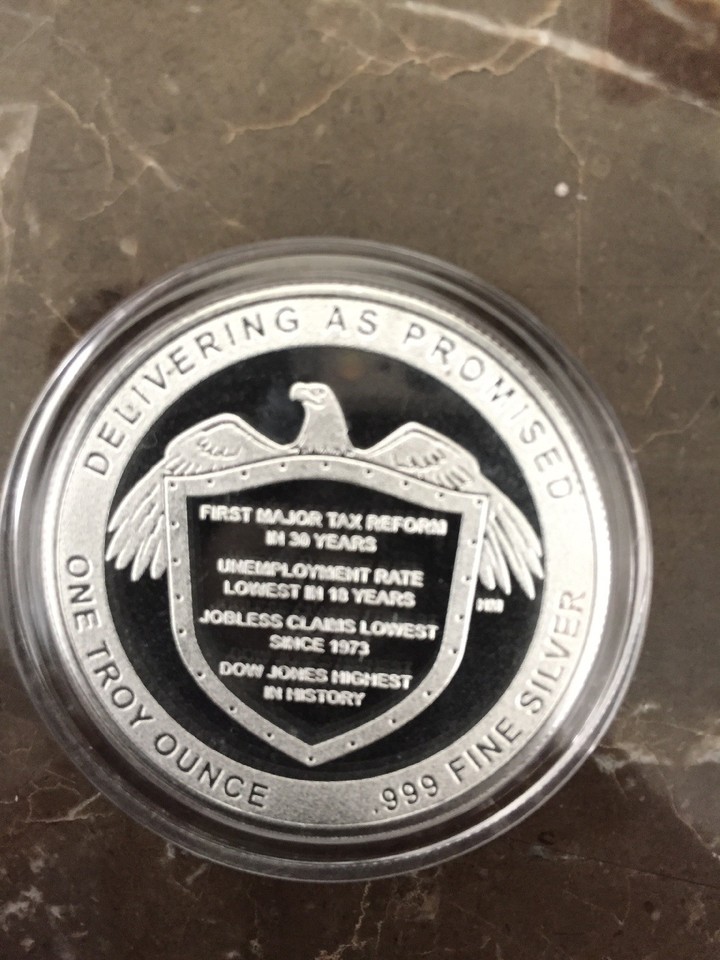 DONALD TRUMP 1 OZ .999 SILVER COIN, 45TH PRESIDENT 2020 FREEDOM COIN | eBay