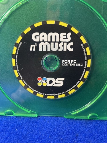 2007 GAMES N' MUSIC DISC FOR DS NINTENDO FOR PC CONTENT DISC | eBay