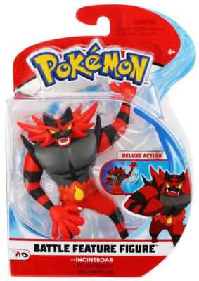 Pokemon Incineroar Battle Feature Figure Wicked Cool Toys Series 2 MOSC ...