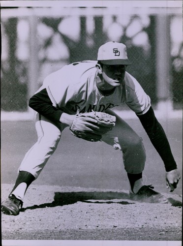 LG788 '71 Original Russ Reed Photo BILL LAXTON Pitcher San Diego Padres ...