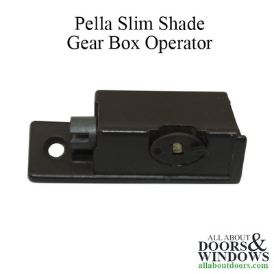 Pella Slim Shade Gear Box Operator For Awning Windows Gear Box Operator ...