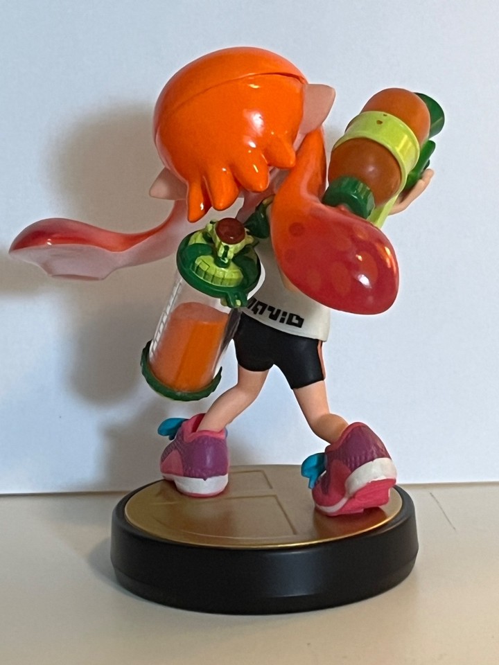 Splatoon Orange Inkling Girl Amiibo Super Smash Bros. Nintendo Switch ...