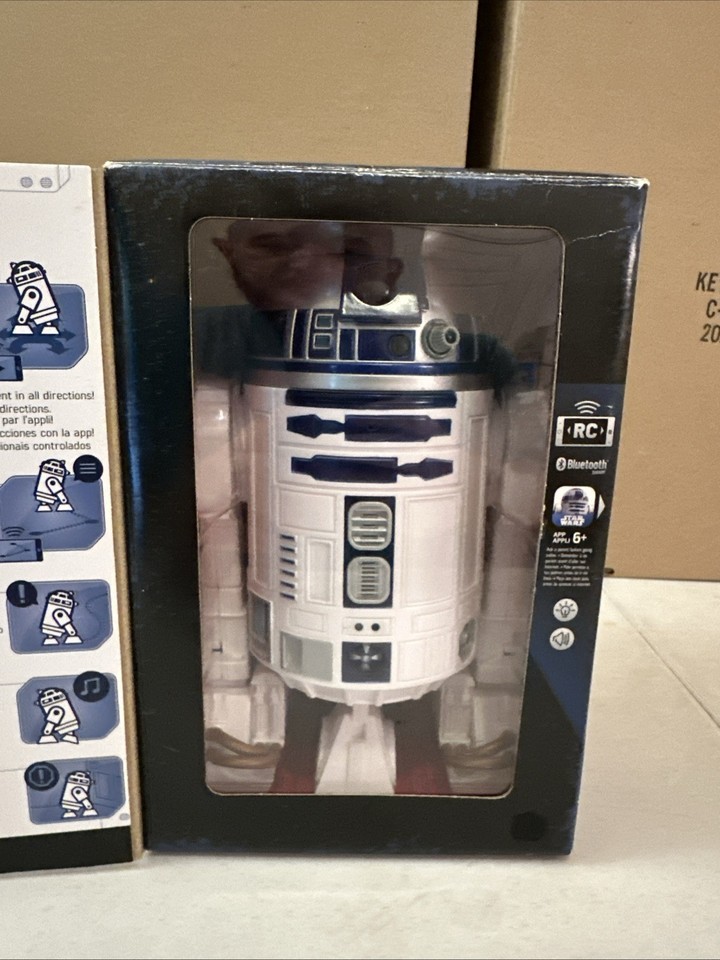 Star Wars Smart Enabled Intelligent R2-D2 Remote Control Robot RC ...