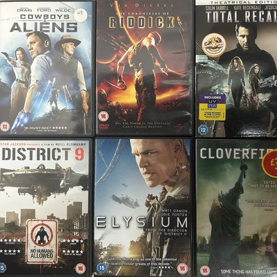 Sci-fi DVD Bundle Films Job Lot 6 Great Movies Perfect Gift + Helps ...