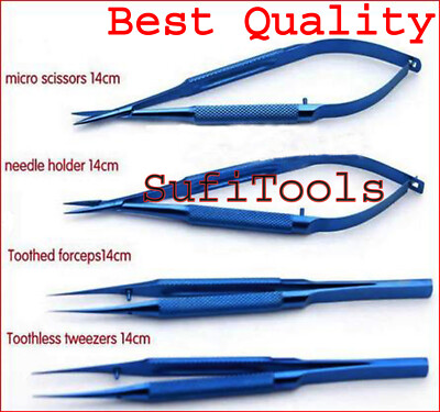 Micro Surgery Instruments Noyes Spring Action Scissor Castroviejo ...