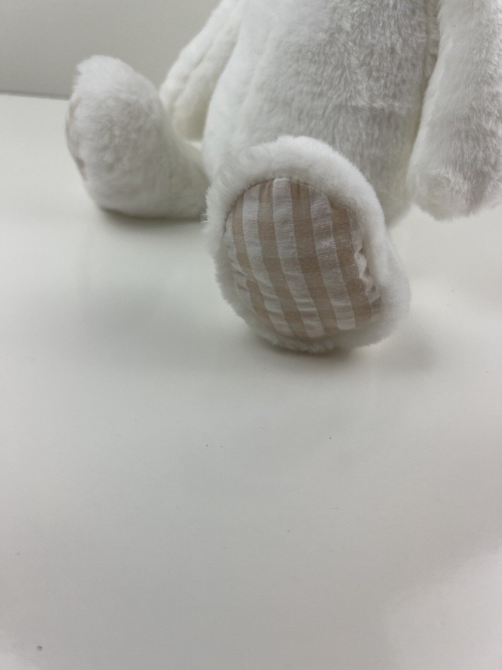 First Impressions EASTER Bunny Rabbit Plush Stuffed Animal Plaid Ears ...
