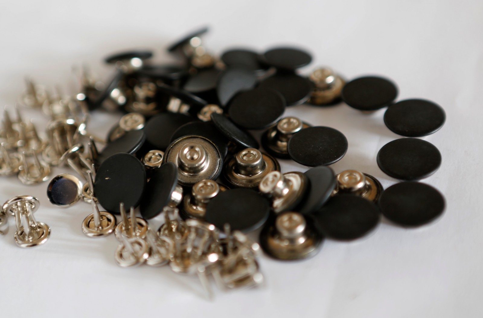 Button Jeans Button Metal Black Button Twin prong Tack Made In USA | eBay