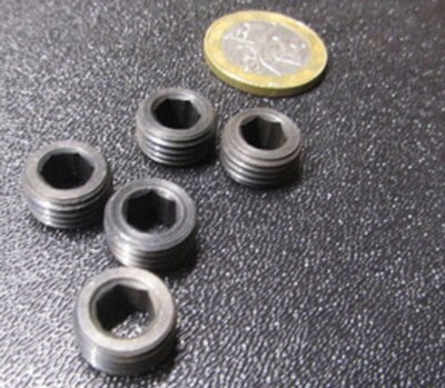 Black Oxide Hollow Jam Set Screws, 1/2"-20 x 1/4" Height, 10 Pieces | eBay