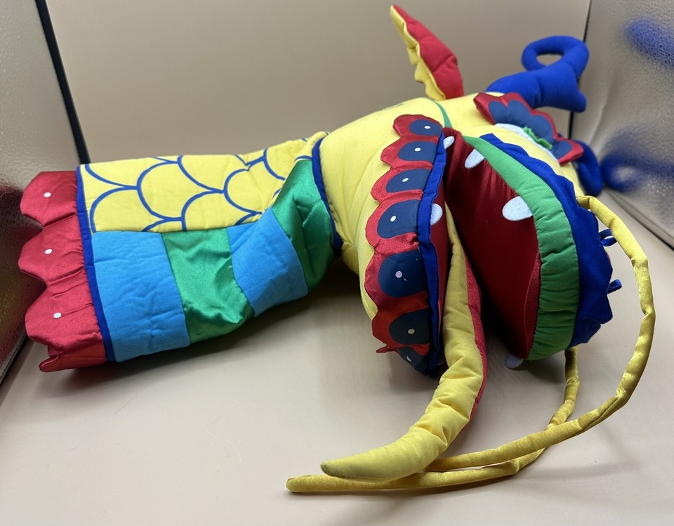Large DELUXE Manhattan Toy Festive Chinese Dragon Puppet Plush | eBay