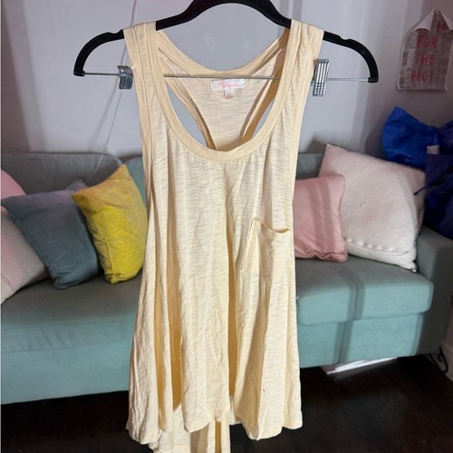 Chic Light Yellow Tank Top | eBay