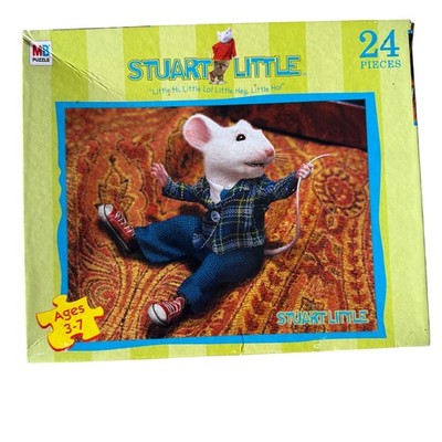 Vintage Milton Bradley Puzzle Stuart Little 24 Piece in box Used ...