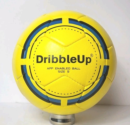 Dribble Up Smart Yellow Soccer Ball Size 5 App Enabled Ball Training ...
