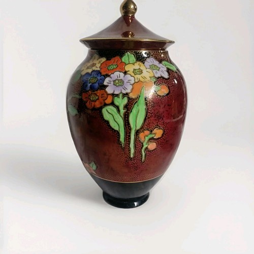 Rare Vintage Crown Devon Jar W/Lid Made In England #2755 | eBay