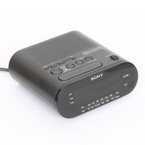 Sony Dream Machine AM/FM Radio + Dual Alarm Clock ICF-C218 Y2K (Black ...