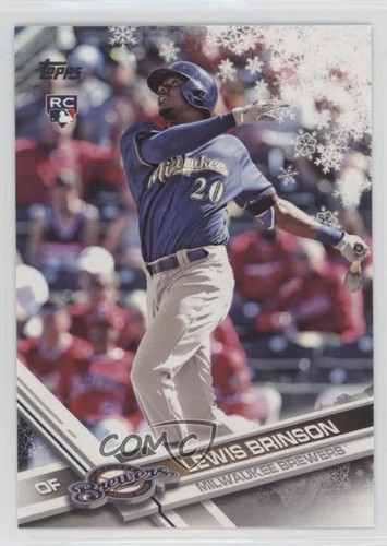 2017 Topps Holiday Wal-Mart Exclusive Lewis Brinson #HMW82 Rookie RC | eBay