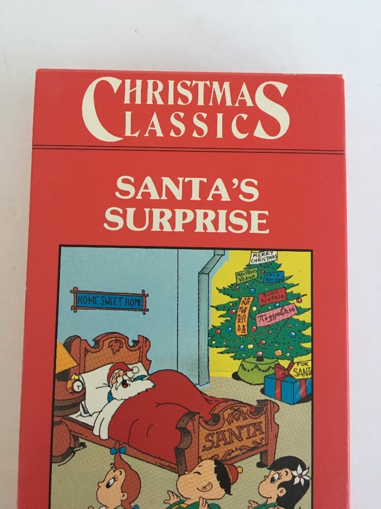 Christmas Classics VHS(Santa's Surprise-Pups Christmas-Cartoon Portrait ...