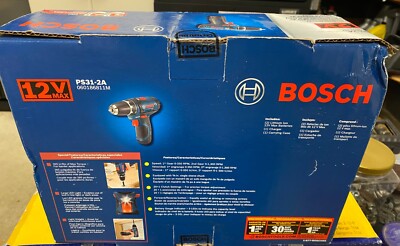 Bosch PS31-2A 12-Volt 3/8-Inch Max Lithium-Ion Drill Driver Kit | eBay