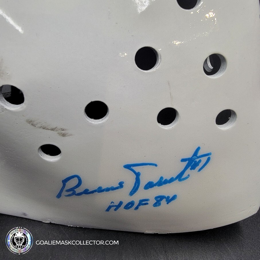 Bernie Parent Signed Goalie Mask Autographed Philadelphia "3 Emblems ...