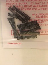 Wolff Taurus REDUCED Power Small Frame Revolver Spring Kit 73 85 605 ...