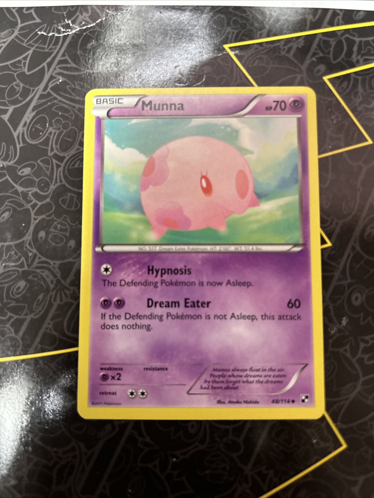 Munna 48/114 - Black & White - Uncommon - Pokemon Card TCG D1 | eBay