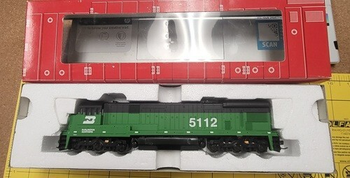 HO Atlas 8606 C30-7 BN Burlington Northern Rd# 5112 DCC Ready | eBay