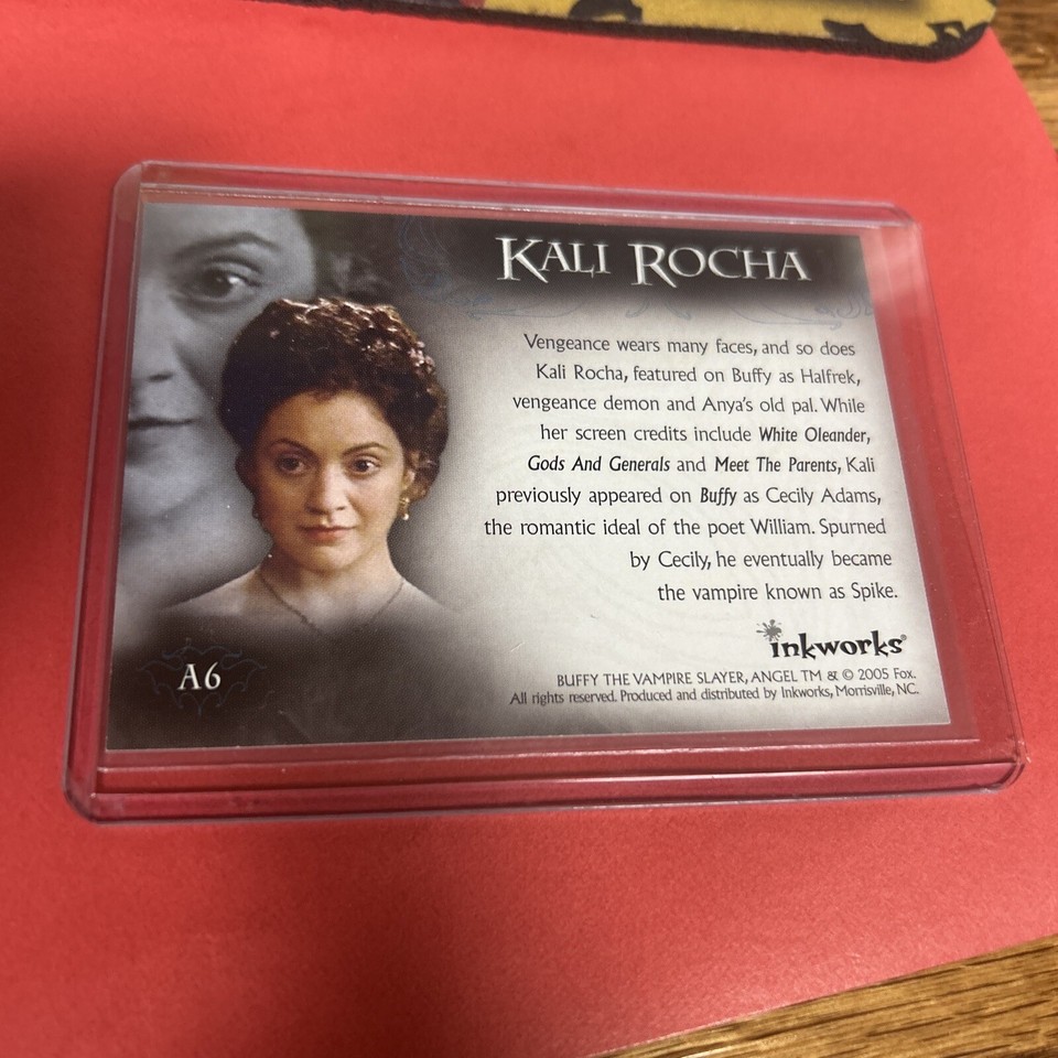 BUFFY TVS - SPIKE TCS - KALI ROCHA as CECILY ADAMS AUTO INKWORKS A-6 | eBay