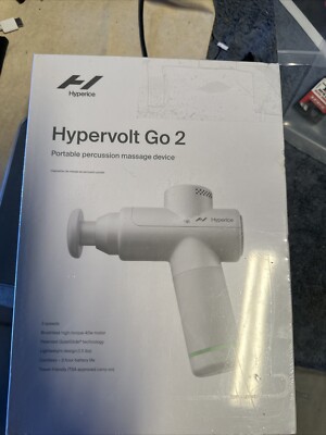 Hyperice Hypervolt GO 2 Percussion Massage Device White SEALED ...