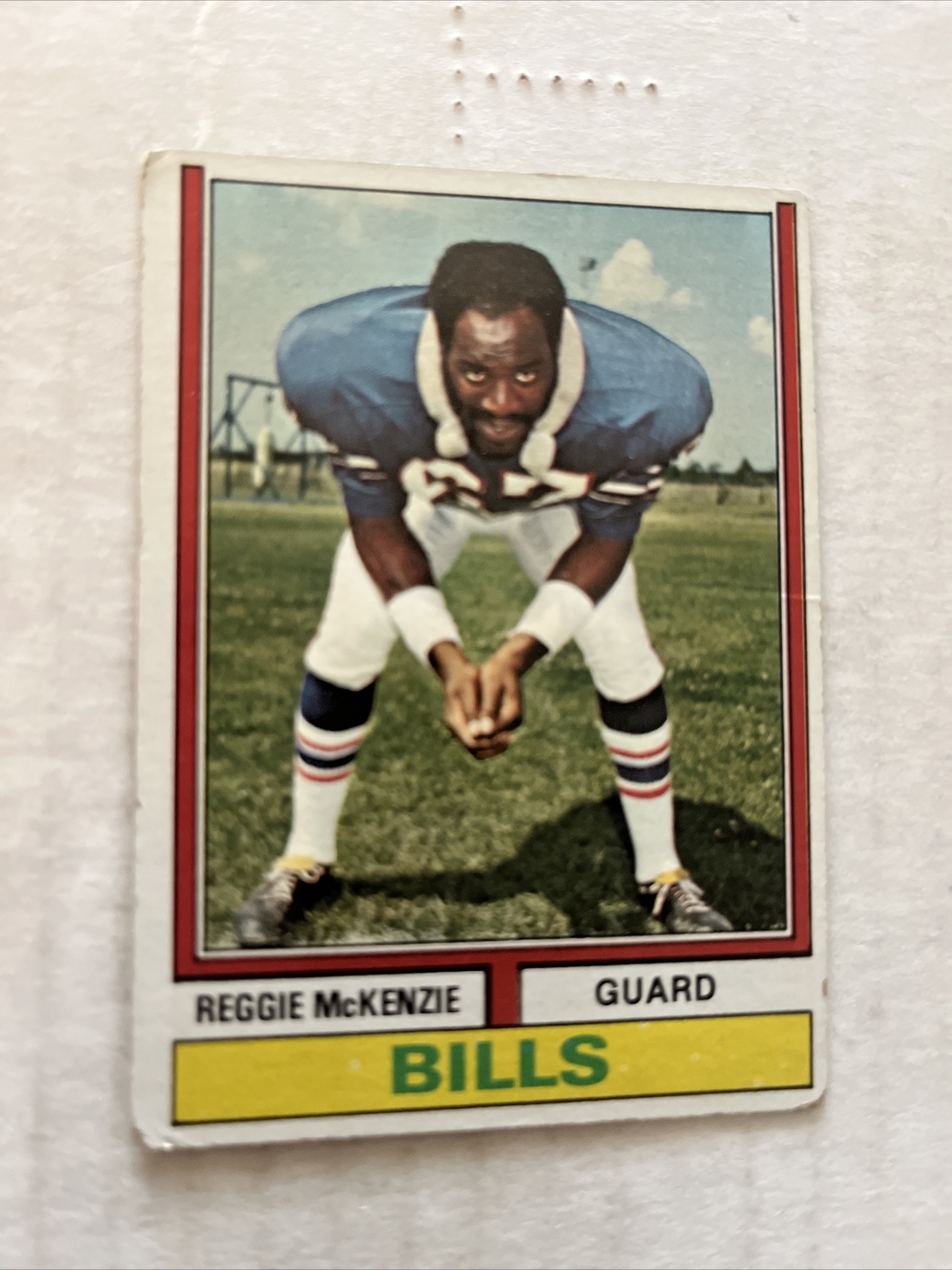 1974 Reggie McKenzie Buffalo Bills Topps Football Card #314 | eBay