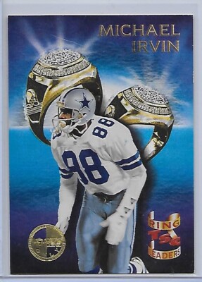 1994 Stadium Club Members Only Ring Leaders insert MICHAEL IRVIN DALLAS ...