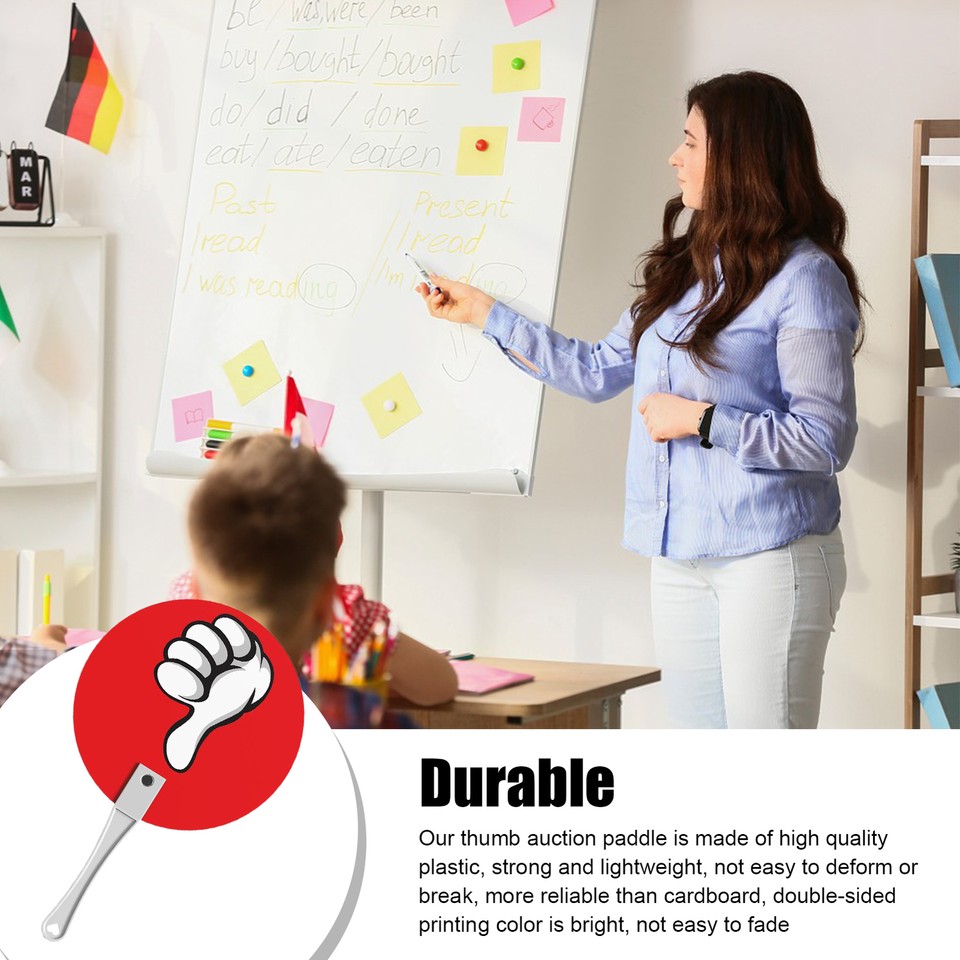 10pcs Yes No Paddles Classroom Voting Paddles Thumbs Down/up Paddles ...